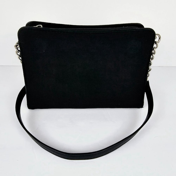 Miche | Bags | Miche Petite Base Bag Black With Silver Chain Handle ...